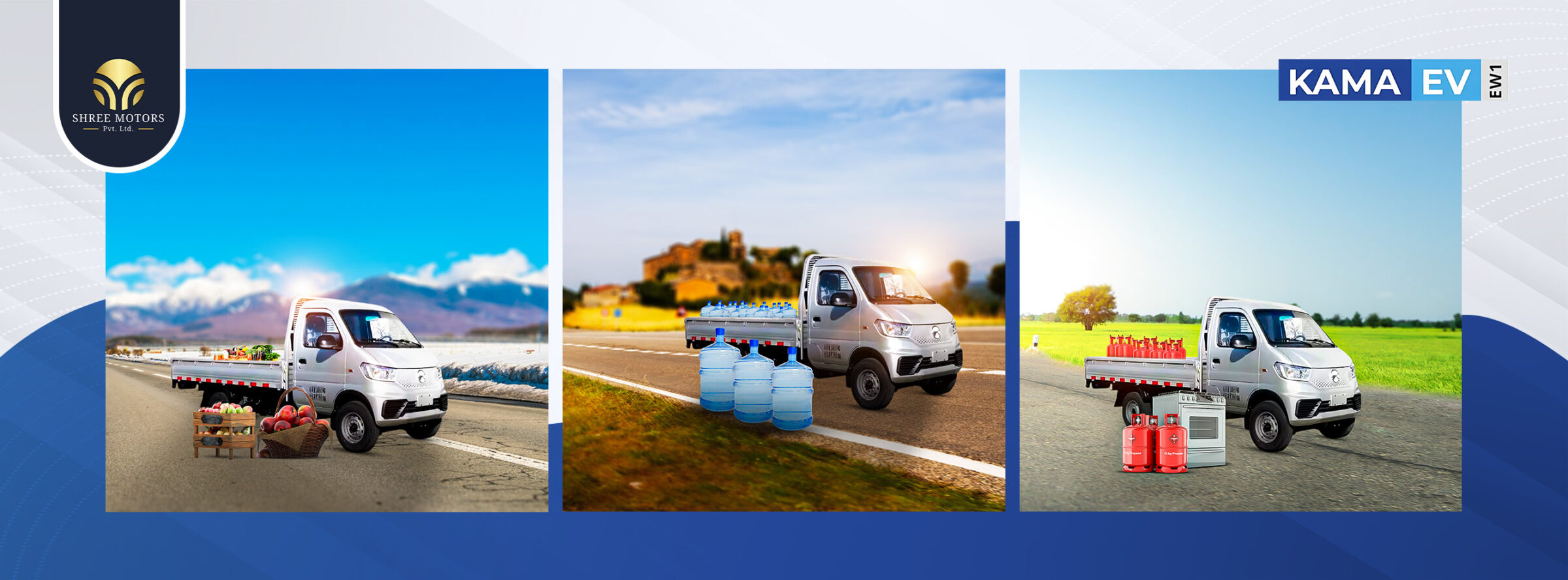 Kama EV EW1: The Perfect Electric Pickup for Nepal - Home