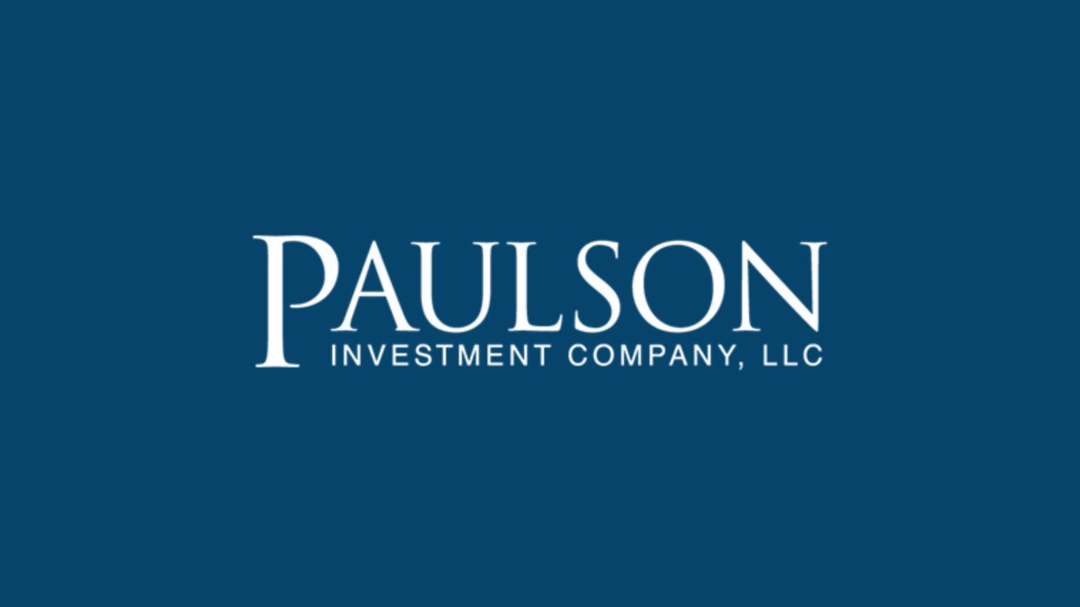 Paulson Investment Company, LLC: Broker-Dealer – Result of IPO